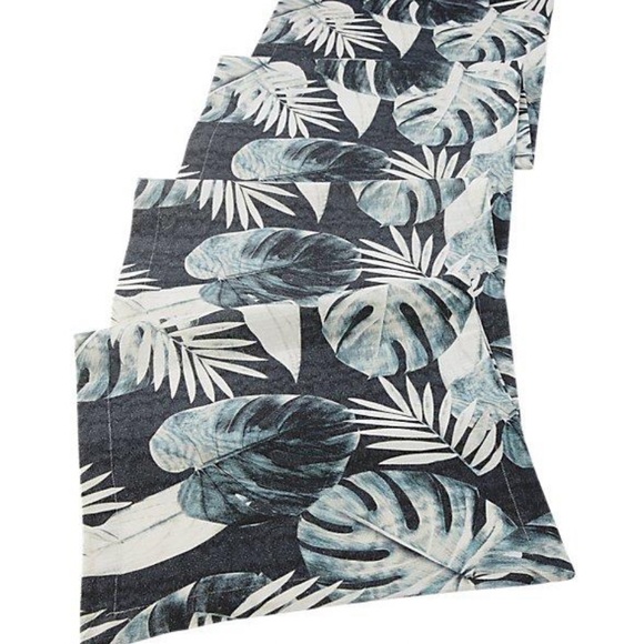 CB2 | Accents | Cb2 Palm Leaf Table Runner | Poshmark